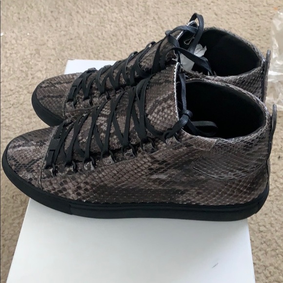 Balenciaga | Shoes | Balenciaga Python Arena Sneaker | Poshmark